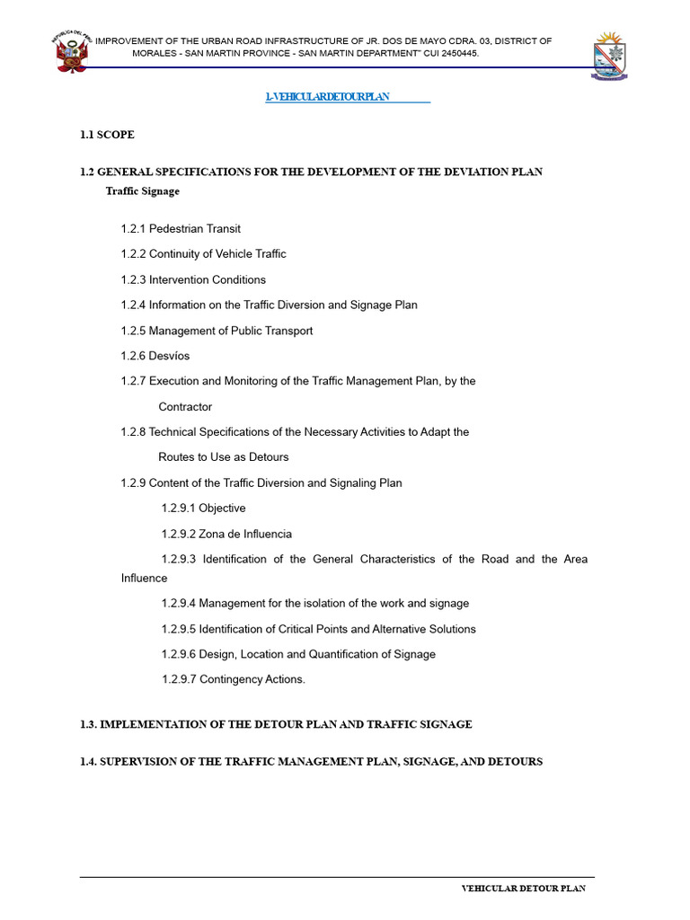 Vehicle Detour Plan - May 2 | PDF | Traffic | Road