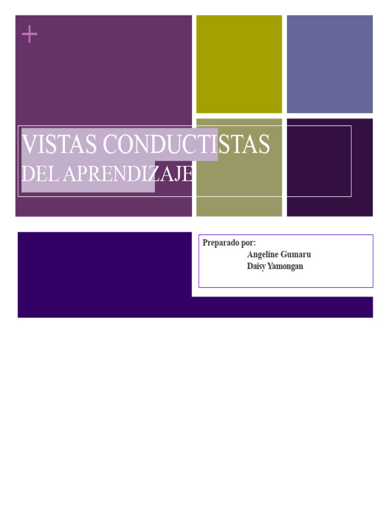 Educ2 - Perspectiva Conductista | PDF | Condicionamiento clásico ...