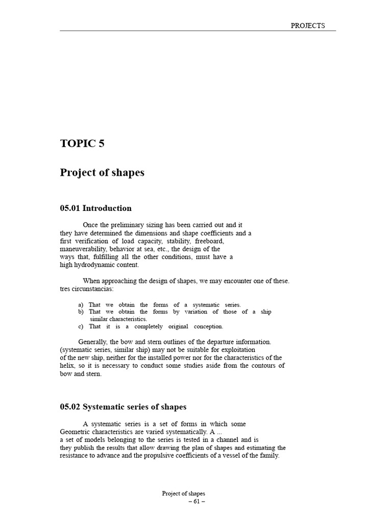 Ship Shape Design and Analysis Guide | PDF | Hull (Watercraft) | Area