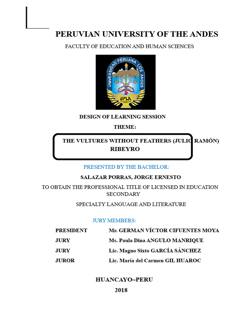 The Featherless Vultures - Ok | PDF | Reading Comprehension | Peru