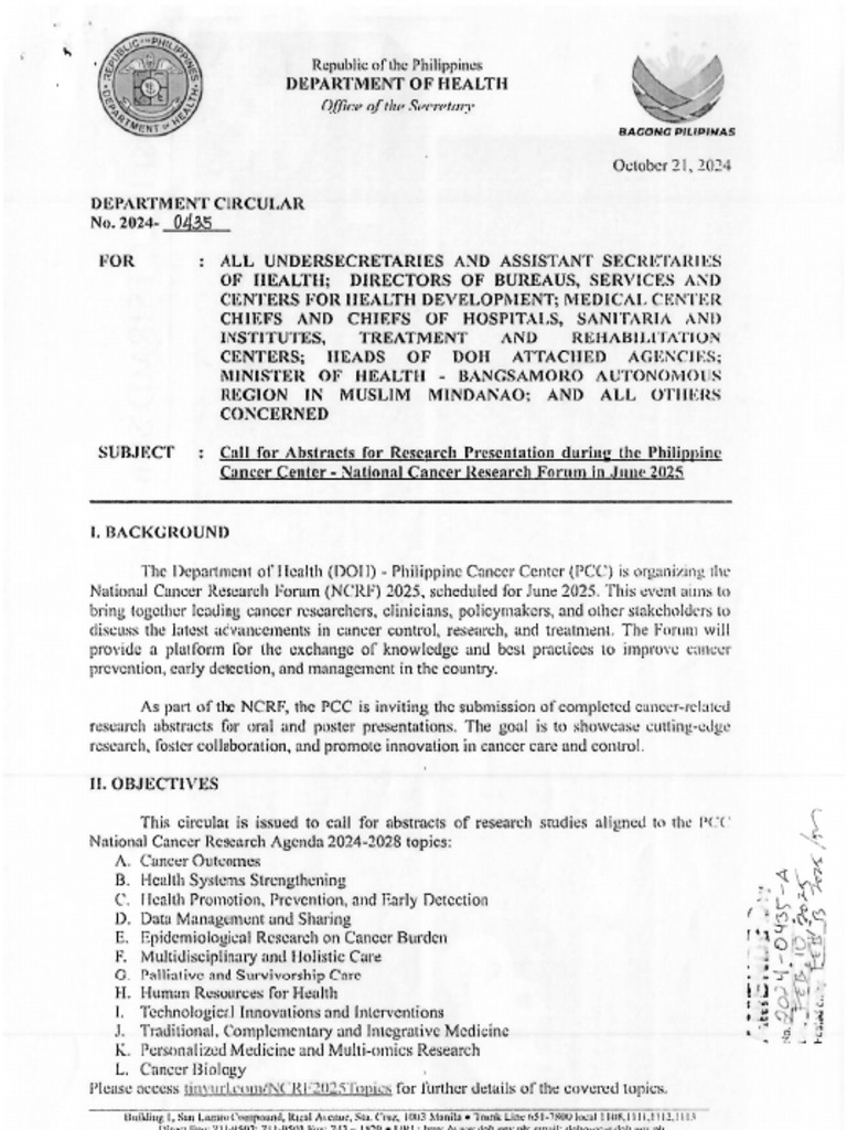 DOH DC_2024-0435 | PDF
