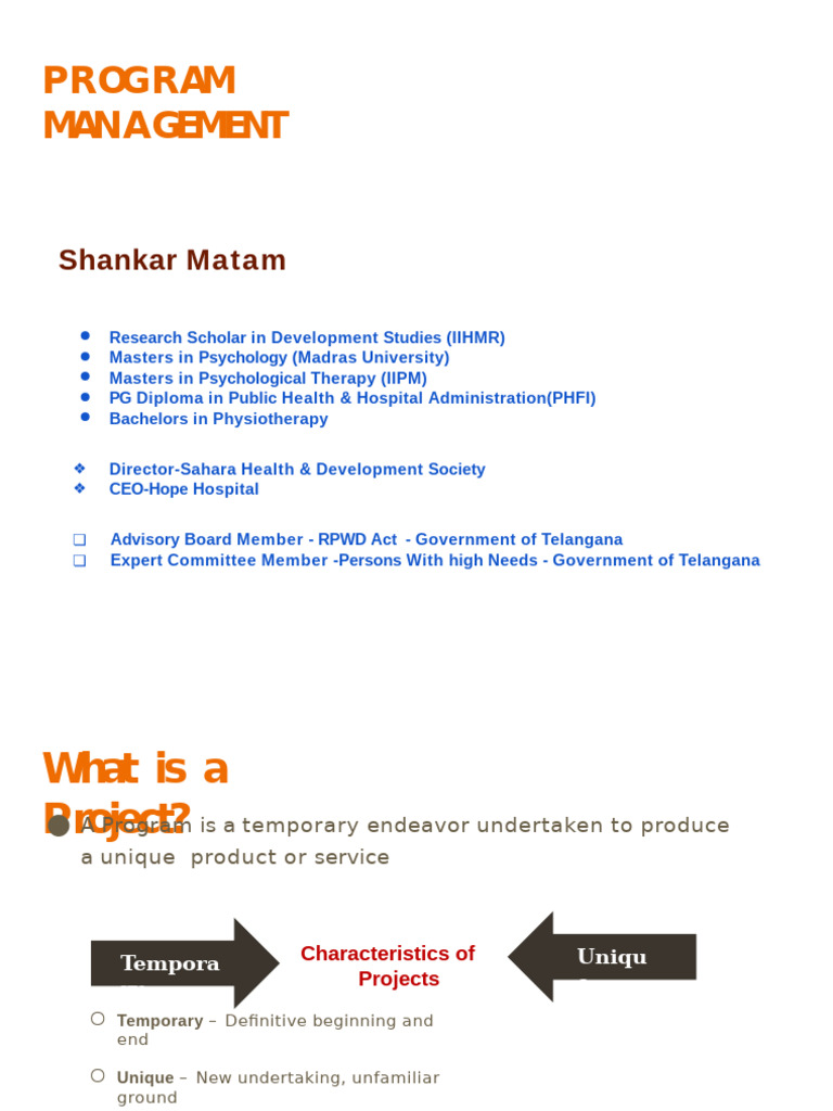 Program Management Essentials Guide | PDF | Risk | Business