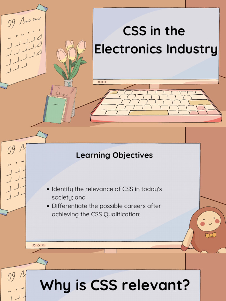 Topic 1 - CSS in The Electronics Industry | PDF