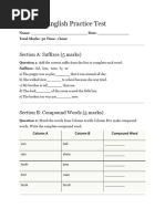 Past Continuous: Interrupted Actions Guide | PDF | Verb | Language ...