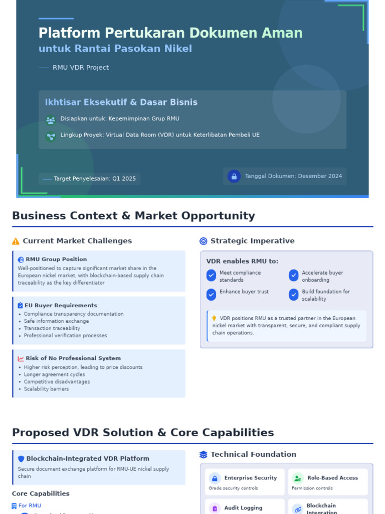 Secure Document Exchange Platform For Nickel Supply Chain | PDF ...