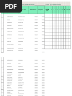 Housekeeping Daily Attendance Sheet | PDF