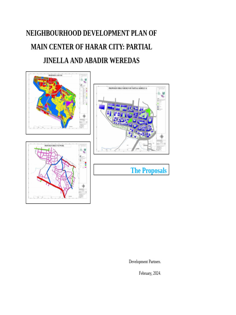 Proposed NDP of Partial Main City Center | PDF | Traffic | Zoning