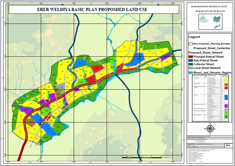 5a.proposed Landuse of Erer Weldiya Basic Plan | PDF | Geographic Data ...