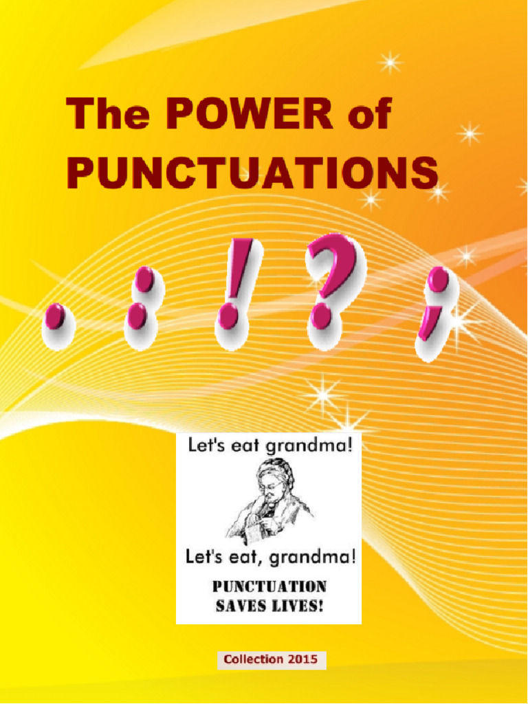 Importance of Punctuation Activities | PDF | Punctuation | English Language