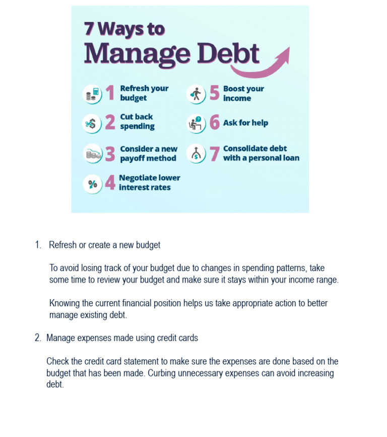 Managing Debts | PDF