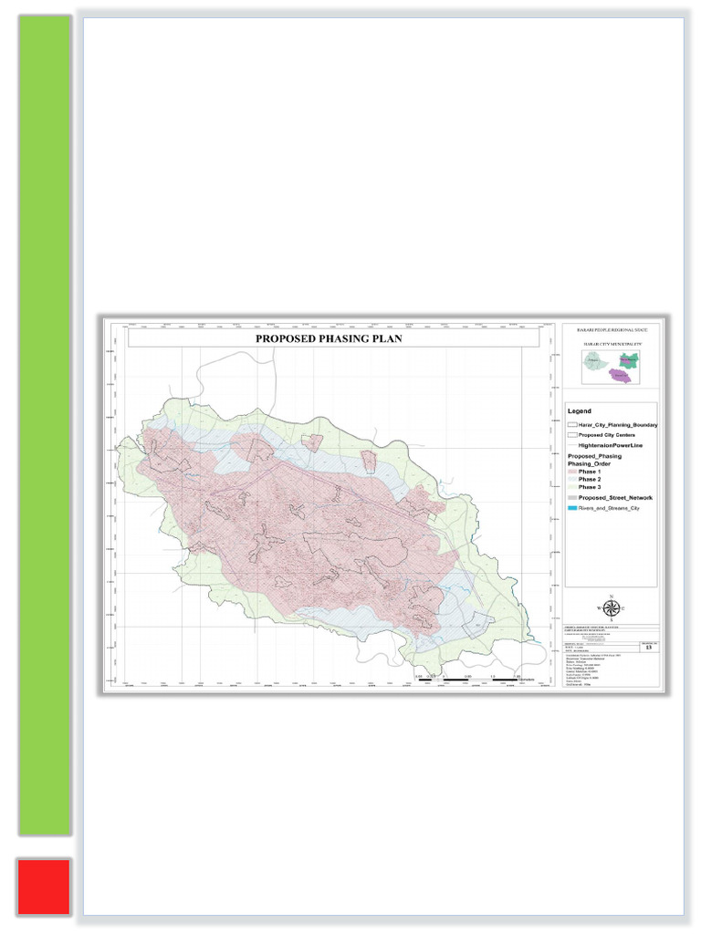 Harar City Structure Plan Phasing Plan | PDF | Geographic Information ...