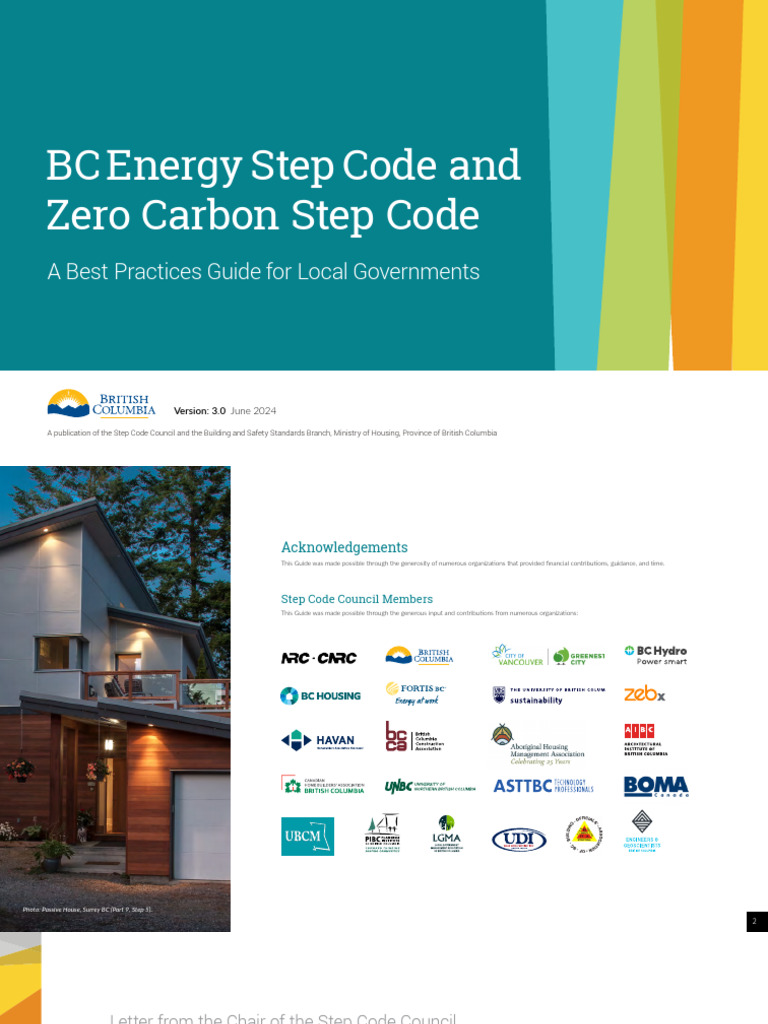 Best Practices for BC Step Codes | PDF | Efficient Energy Use | Climate ...