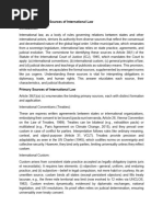 Understanding Article 38 ICJ Statute | PDF | International Law | Treaty