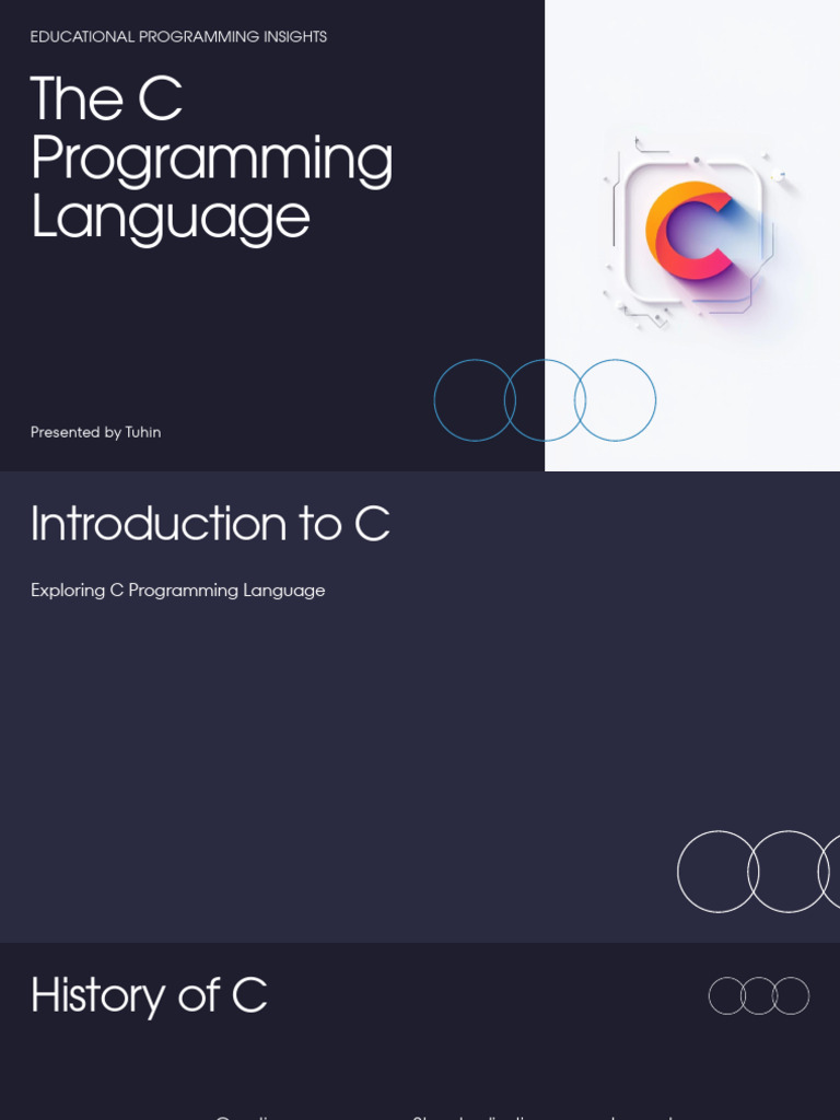 Presentation - The C Programming Language | PDF | C (Programming Language) | Pointer (Computer ...