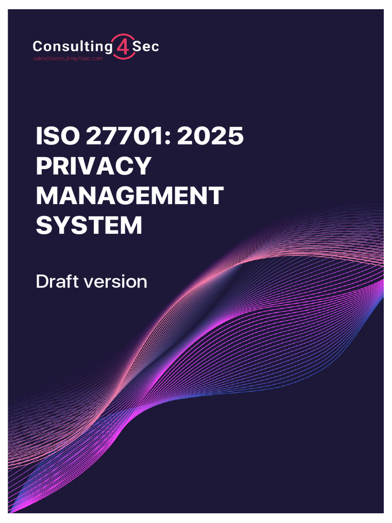ISO 27701:2025 Privacy Management Update | PDF | Information Security ...