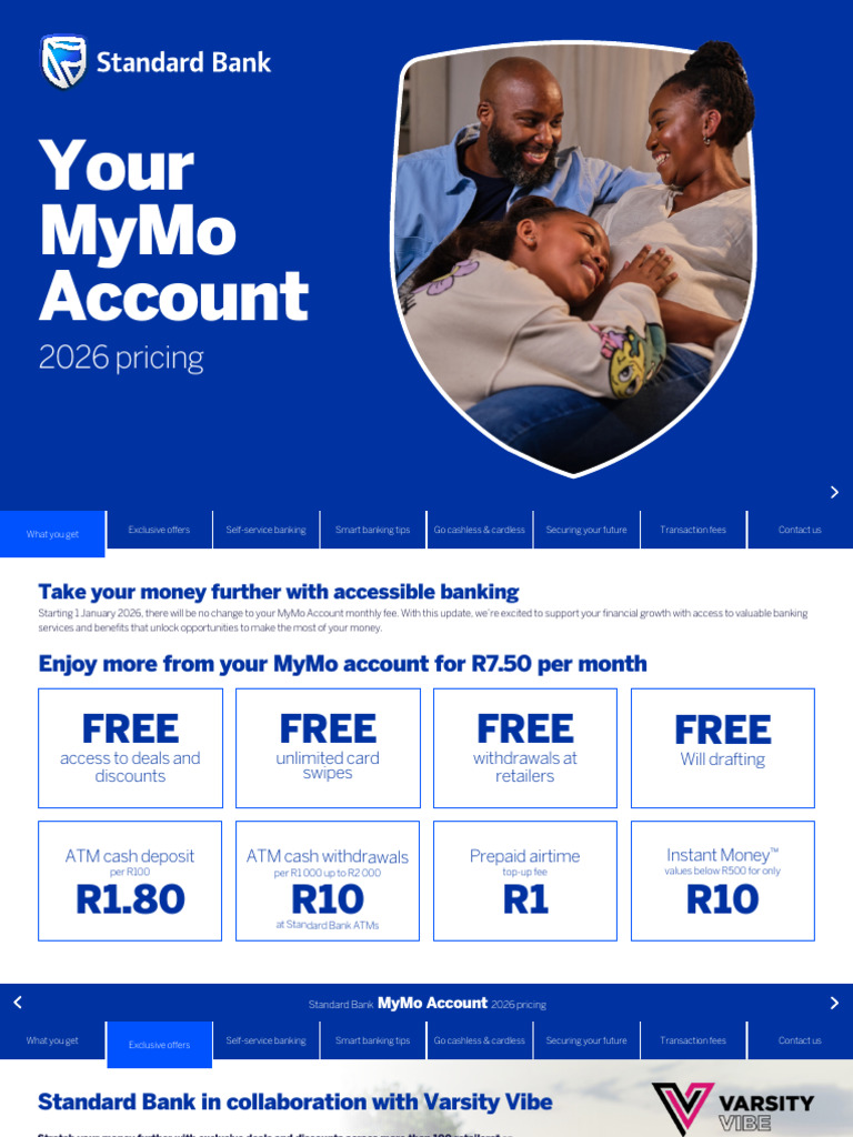 MyMo Account 2026 Pricing Details | PDF | Credit Card | Debit Card