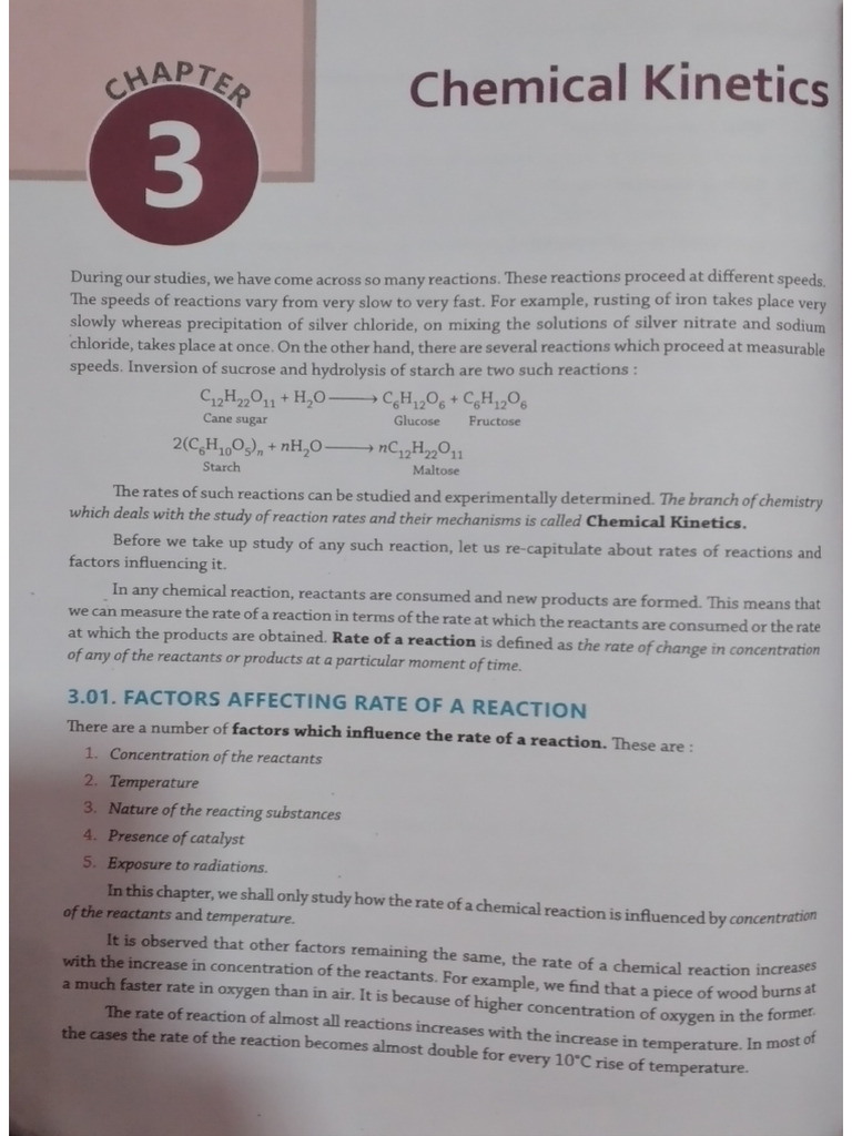 Chemical Kinetics Experiment-1 (1) | PDF