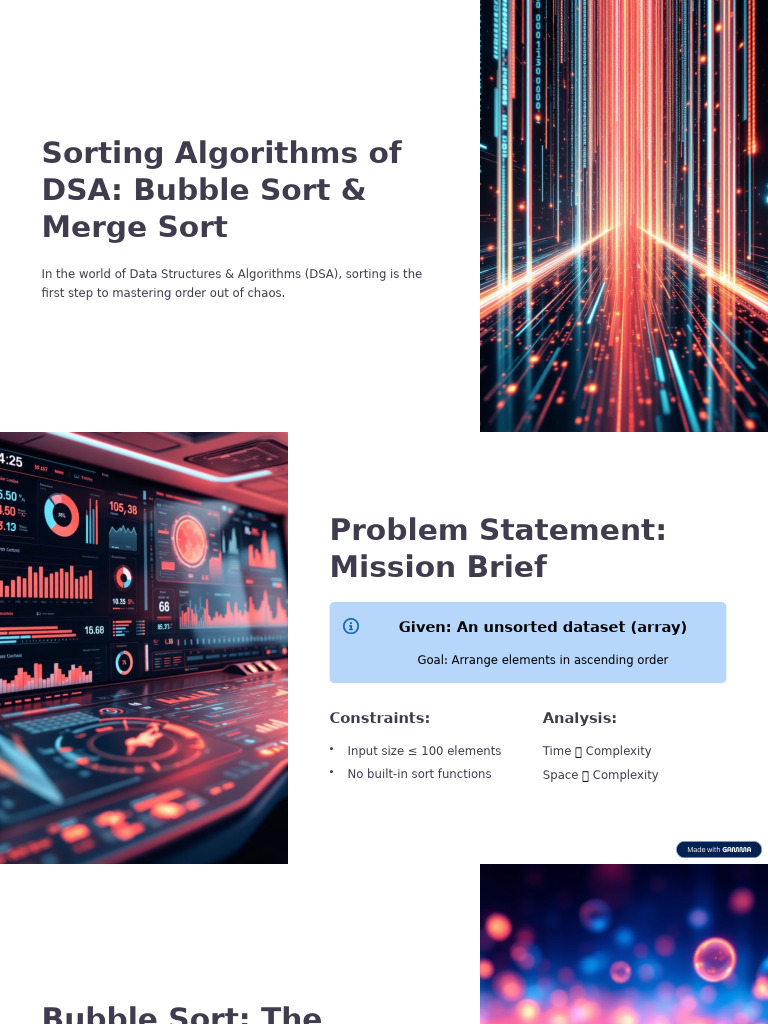 Sorting-Algorithms-of-DSA-Bubble-Sort-and-Merge-Sort | PDF | Algorithms And Data Structures ...