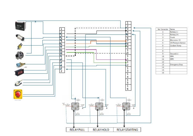 Wiring Elctrical Engine MND | PDF