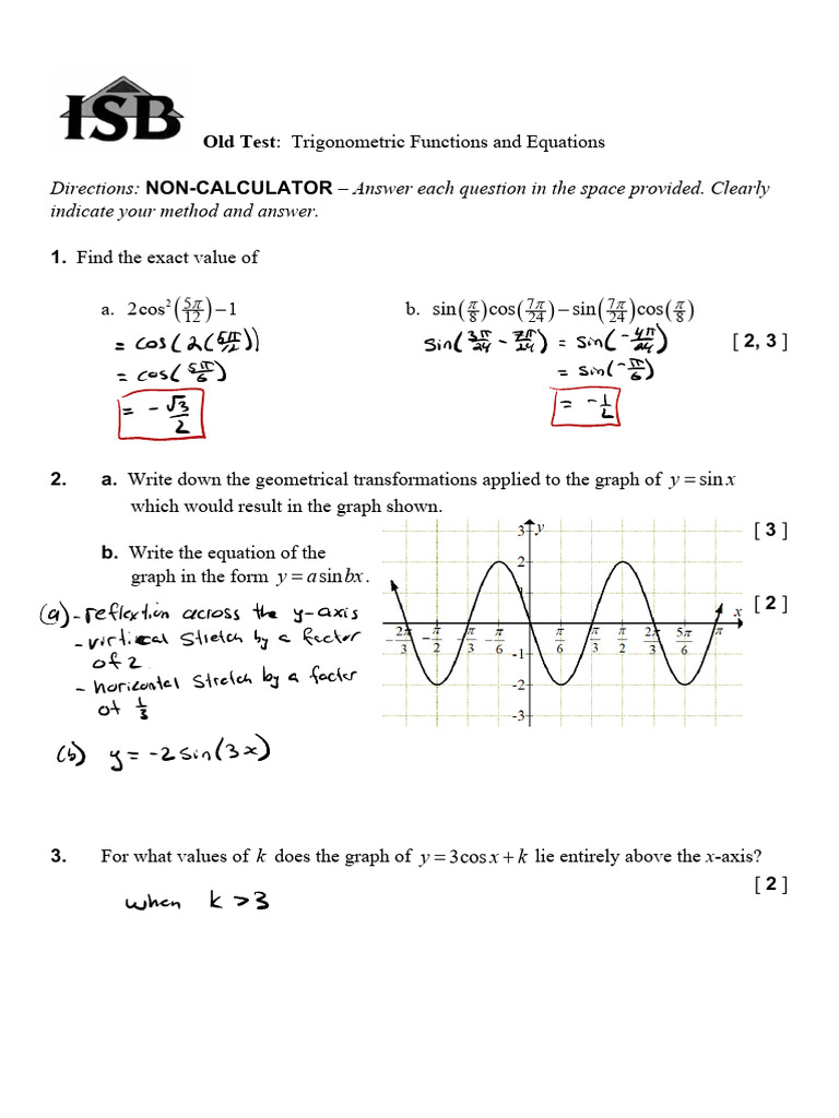 09 Review and Practice Old Test 2021 WS | PDF | Functions And Mappings ...