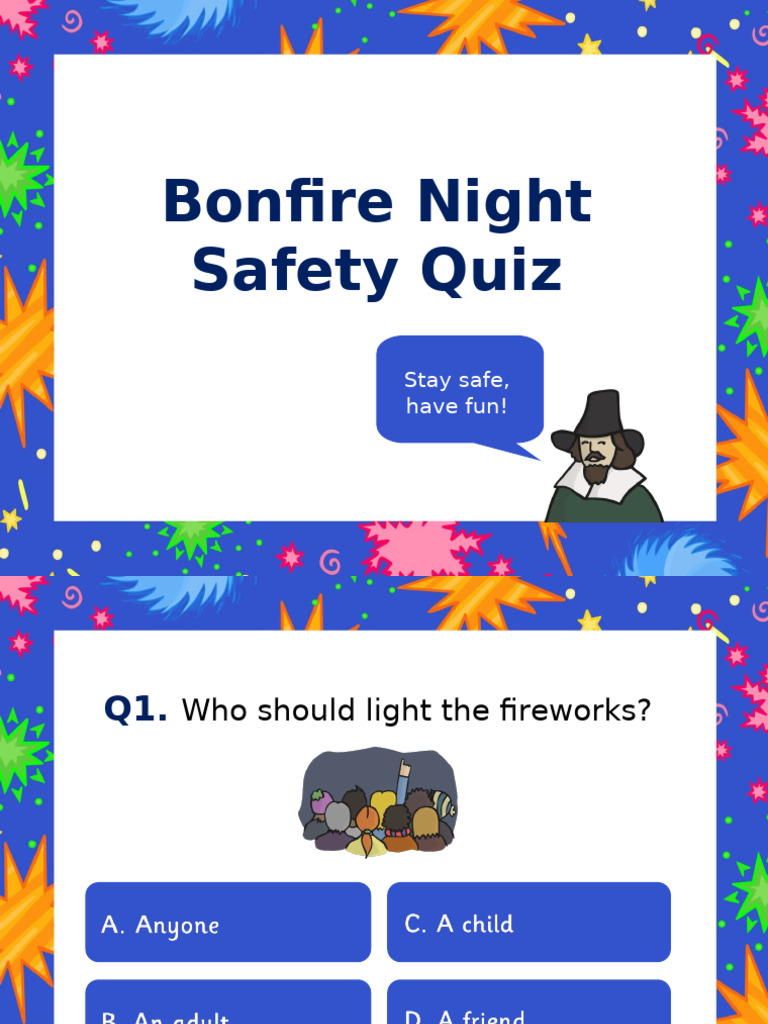 Bonfire Night Safety Quiz | PDF