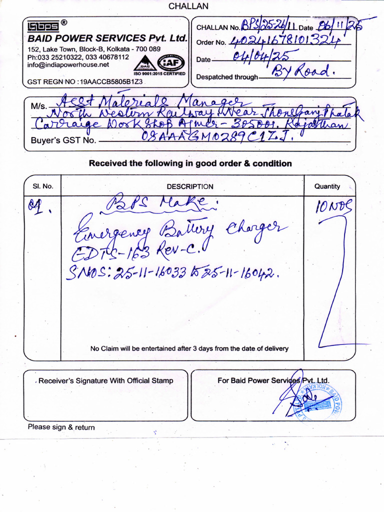 Road Challan | PDF
