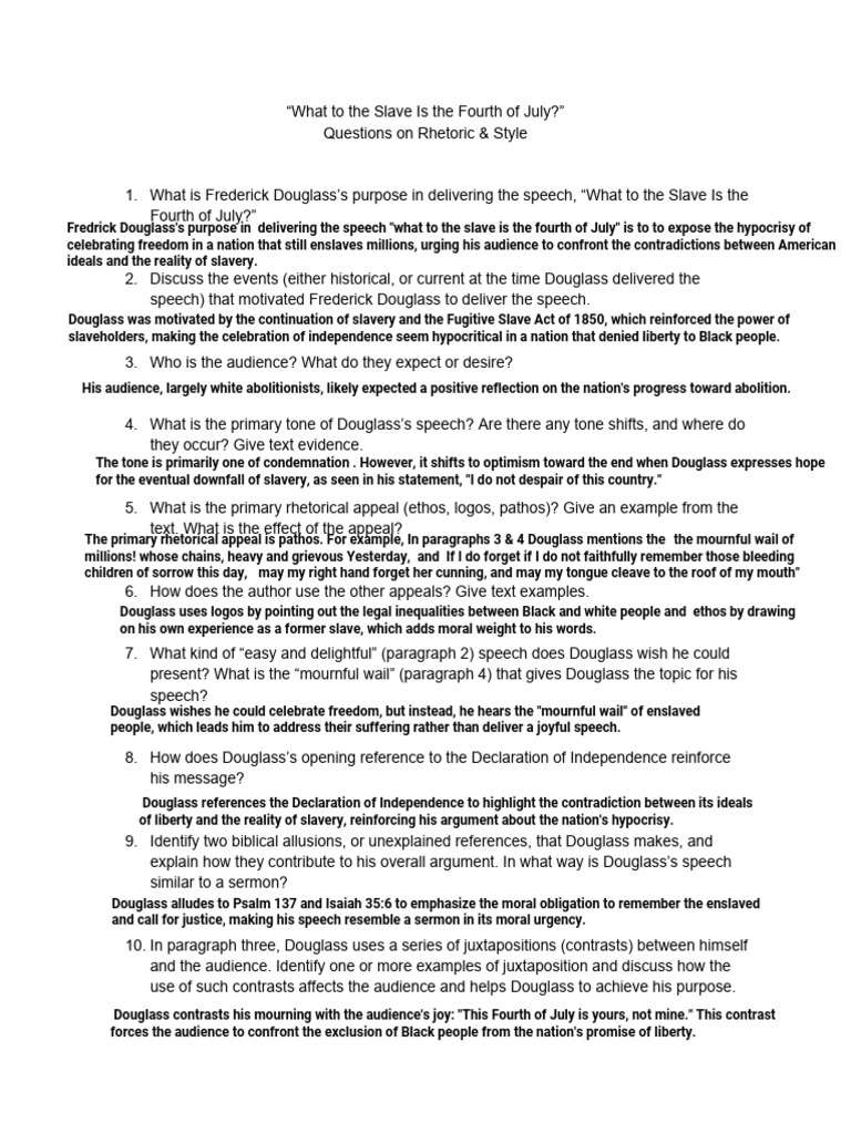 Kami Export - Annotated-What To The Slave Is The Fourth of July ...
