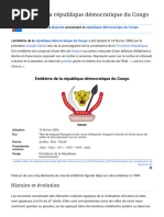 Armoiries de la RDC : Histoire et Signification | PDF