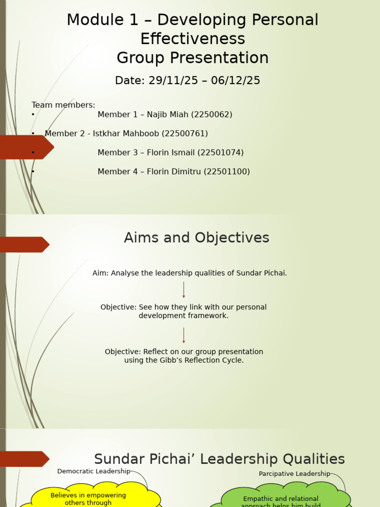 Group Leadership Case Study | PDF | Leadership | Experience