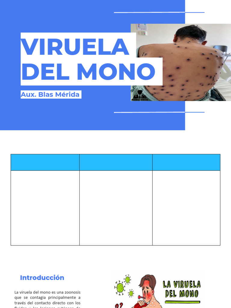 Viruela Del Mono | PDF | Viruela | Sarampión