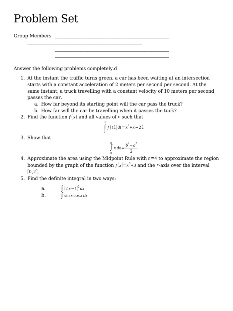 Problem Set Chapter 1 | PDF