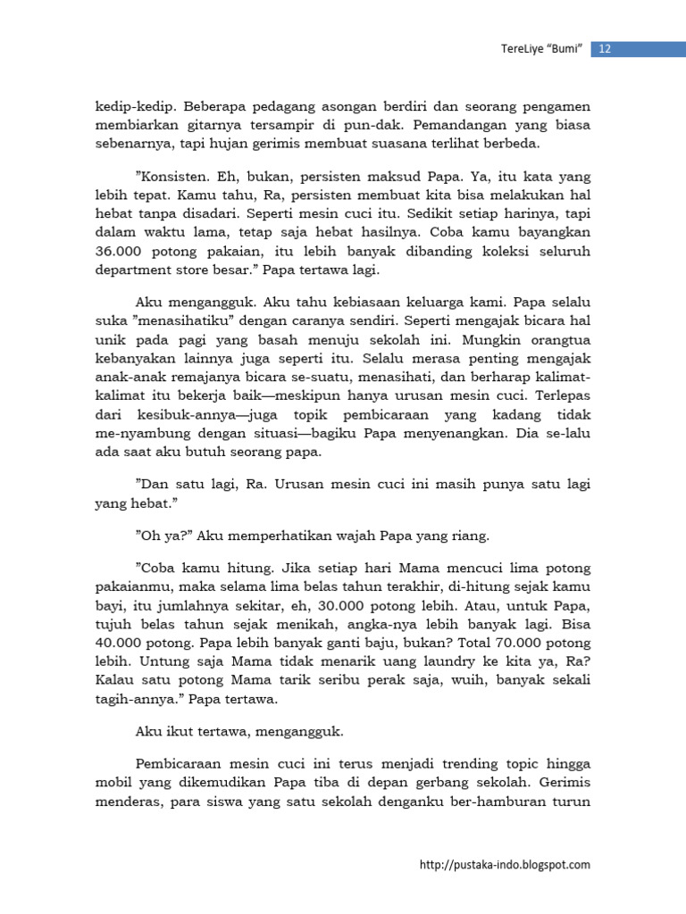 Dialog Hujan dan Nasihat Keluarga | PDF