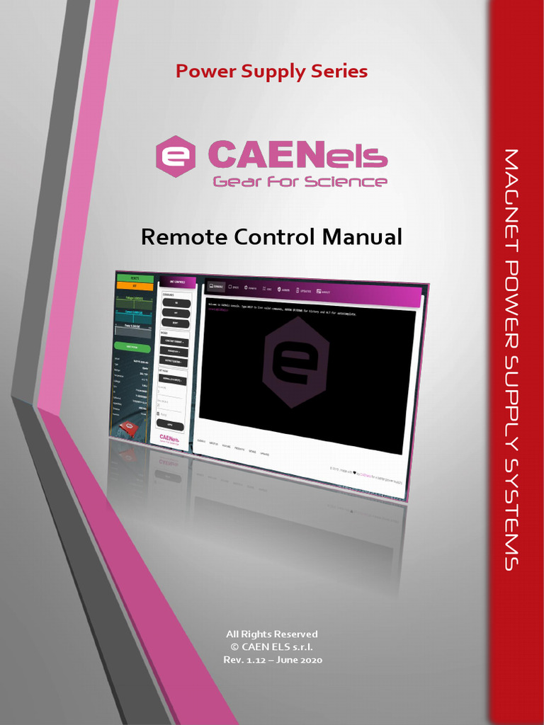 Remote Control Manual for Power Supplies | PDF | Port (Computer ...