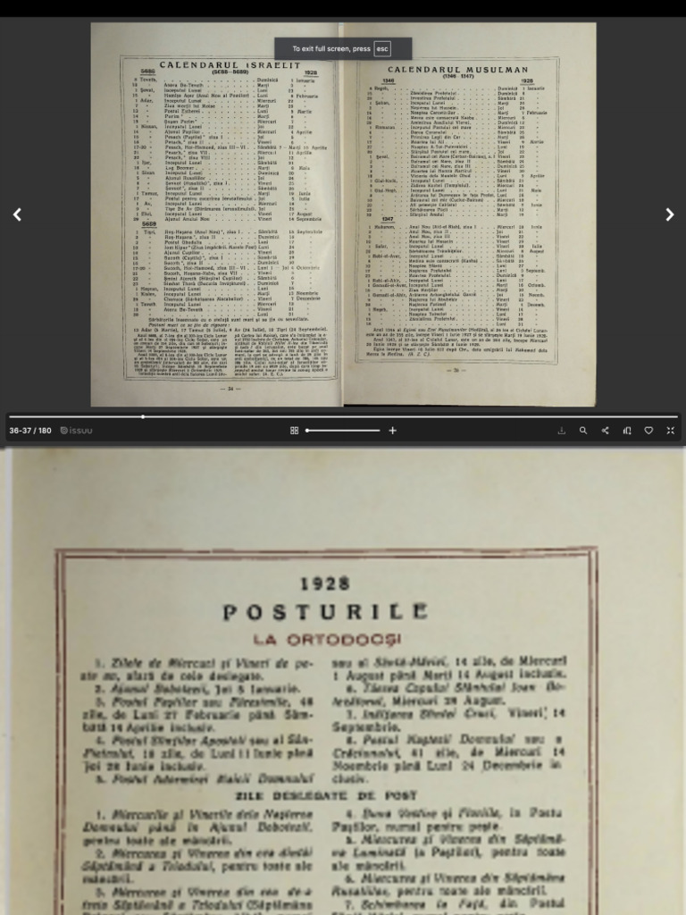 Calendar 1928-Extras | PDF