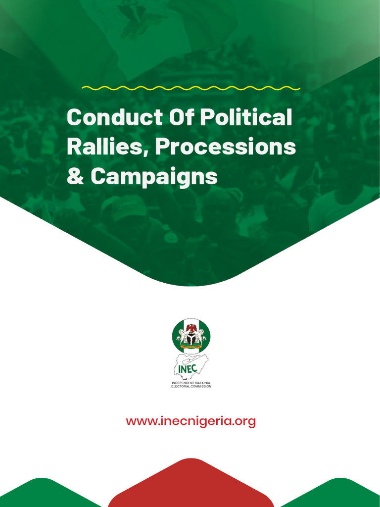 Conduct of Political Rallies and Campaigns a4 | PDF | Political ...