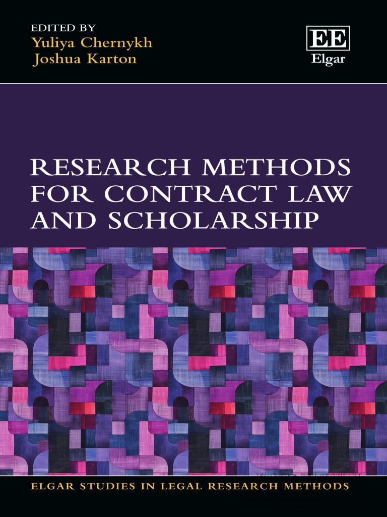 Research Methods in Contract Law | PDF | Methodology