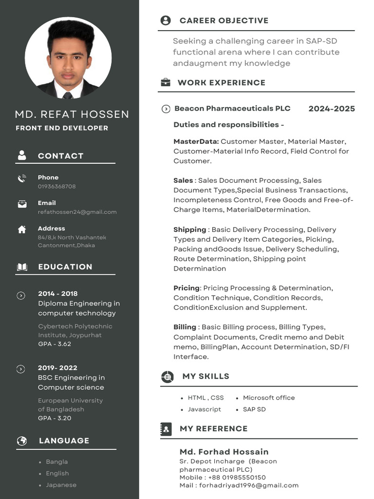 Md. Refat Hossen | PDF