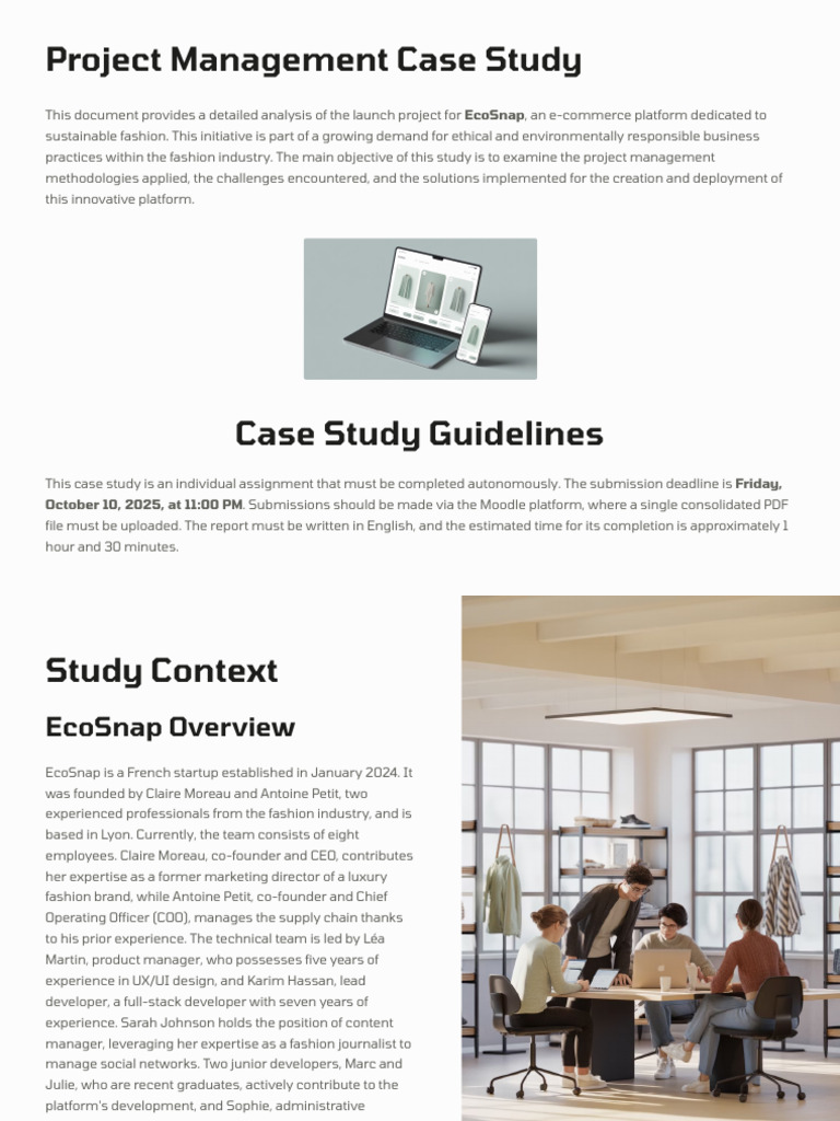 Project Management Case Study | PDF | Feasibility Study | Target Audience