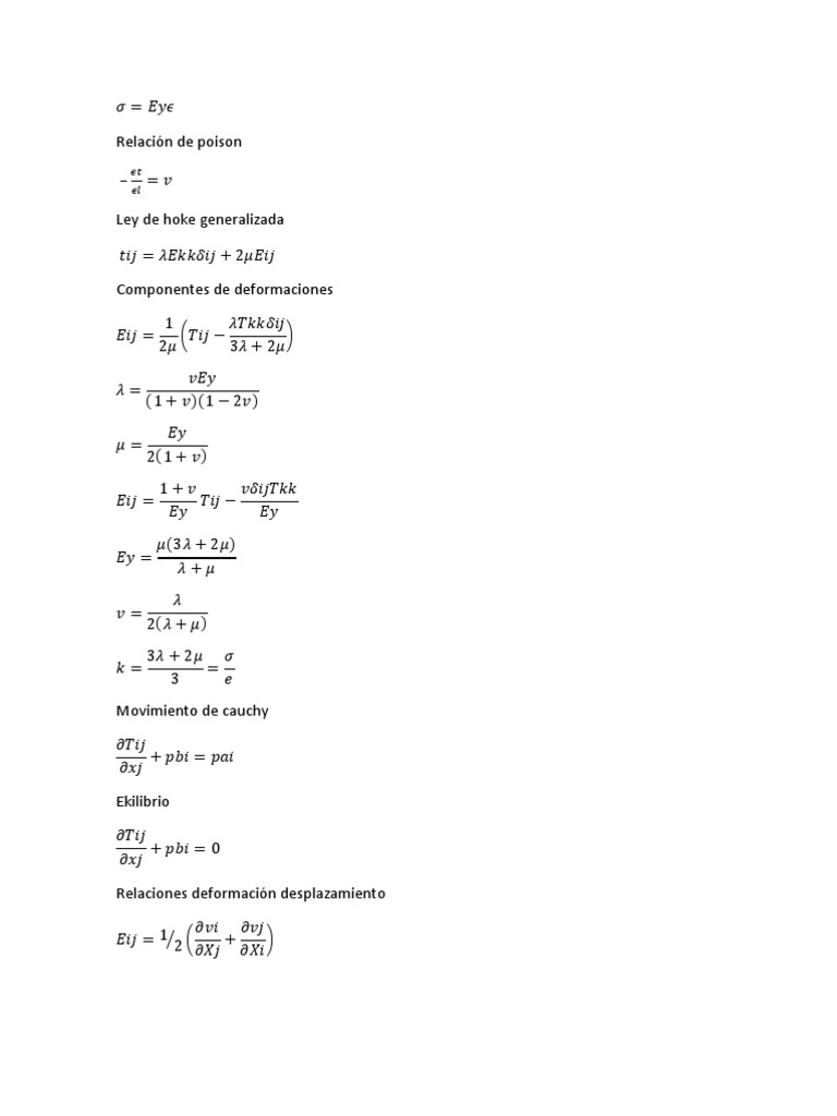 Formulas MMC | PDF