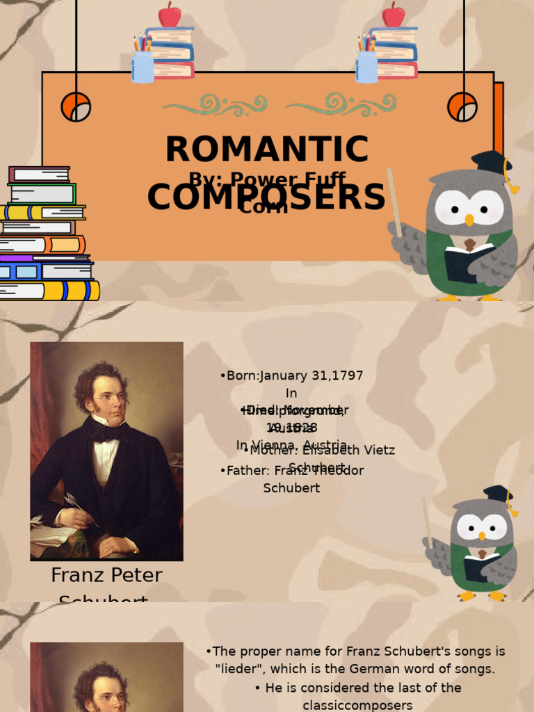 Key Romantic Composers and Their Works | PDF | Giuseppe Verdi | Richard ...