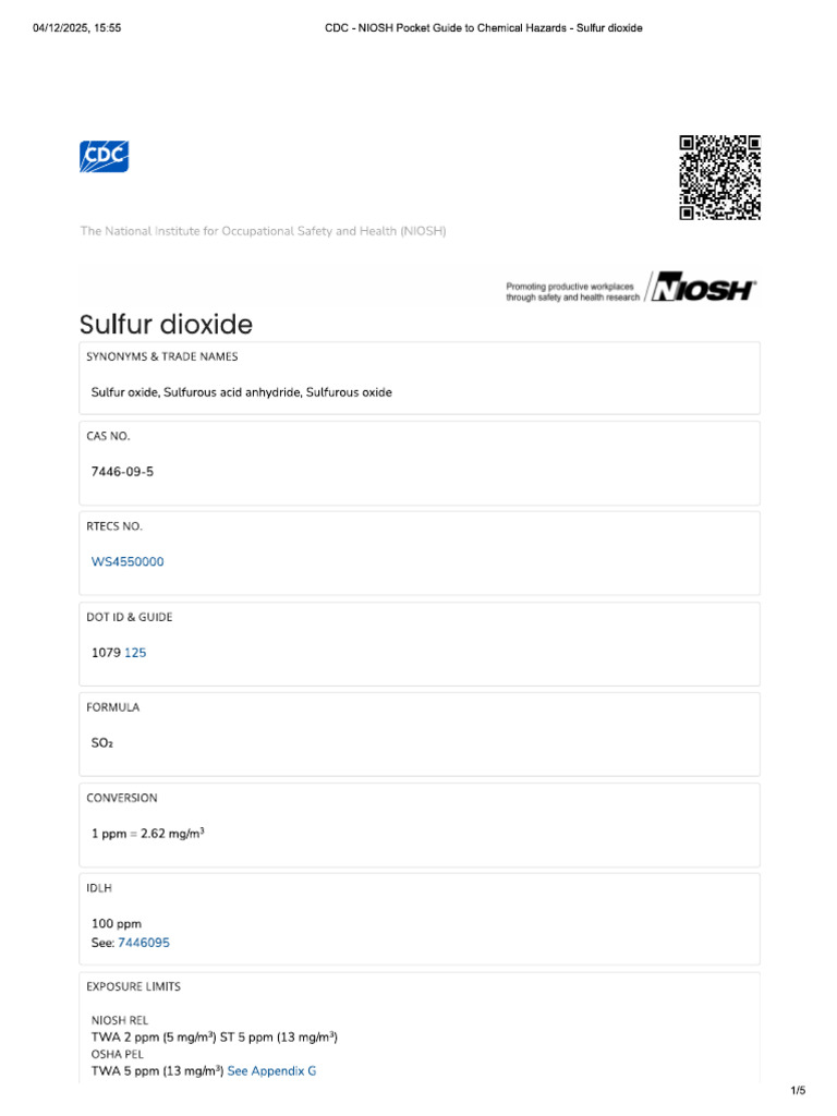 So2 Ppe | PDF