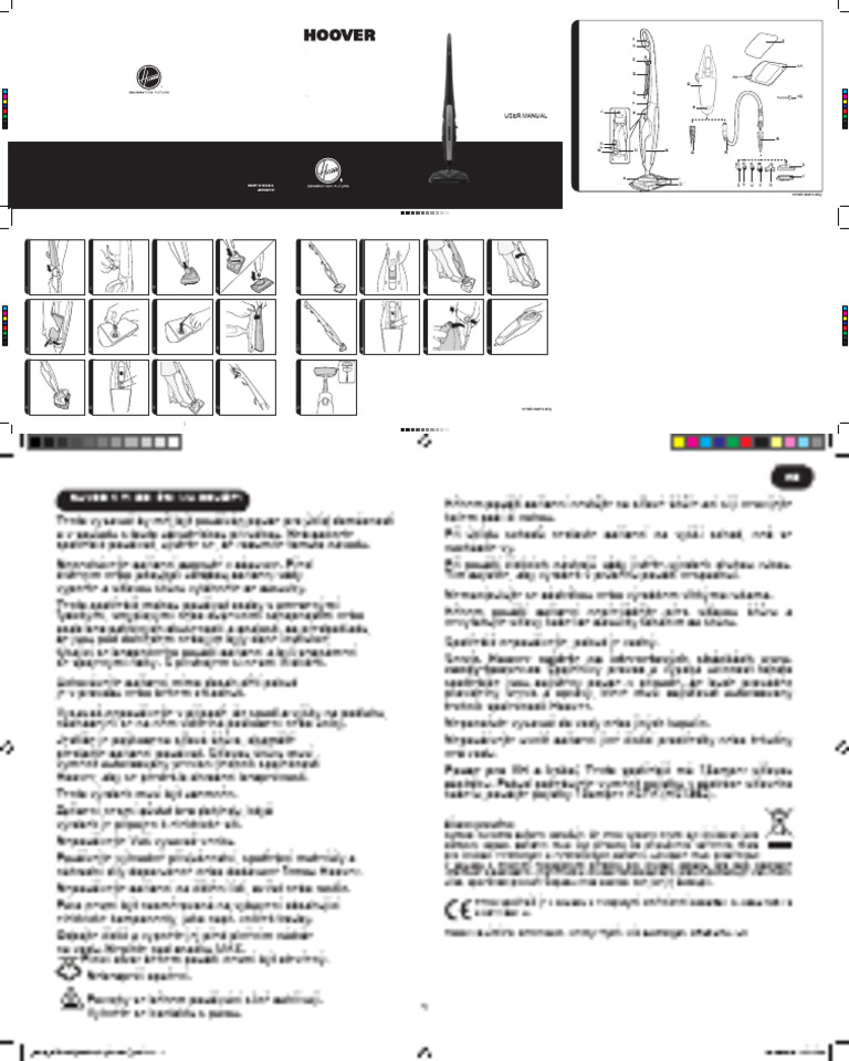 Hoover Ca2in1d 011 Navod K Pouziti | PDF