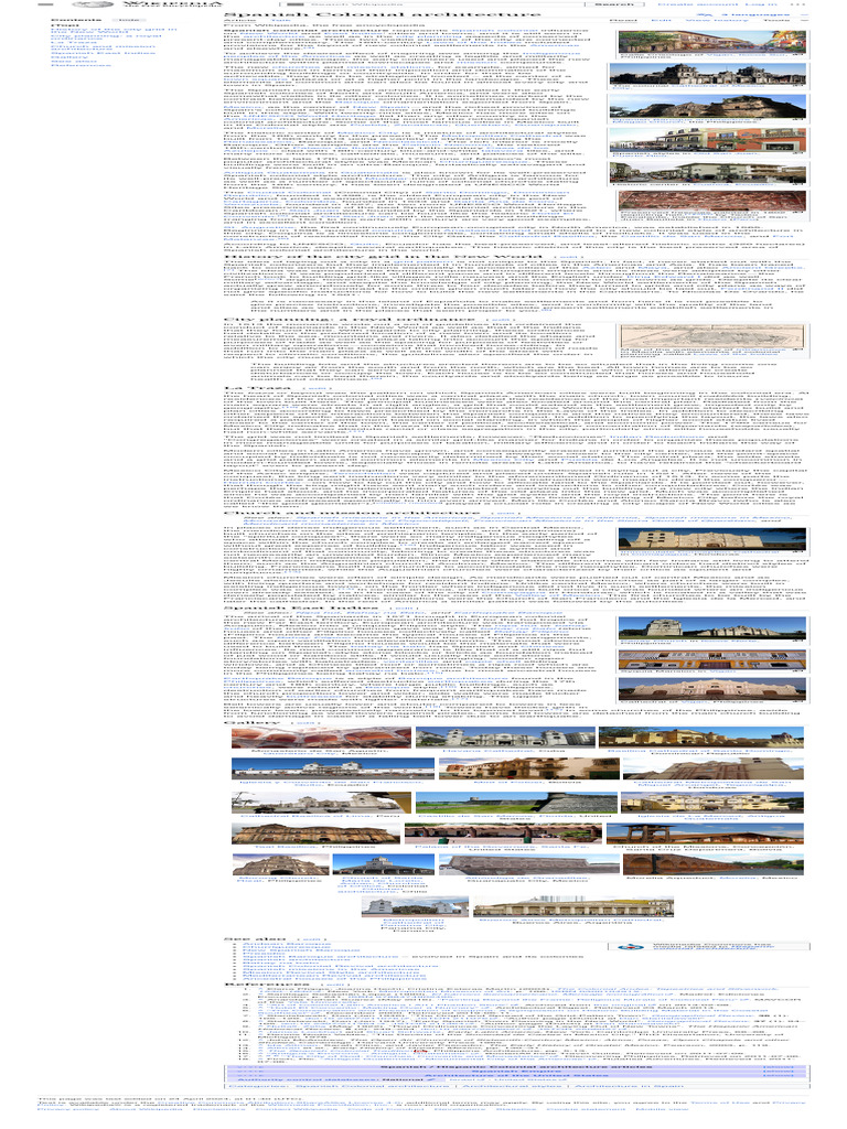 Spanish Colonial Architecture Overview | PDF | Spanish Colonization Of ...