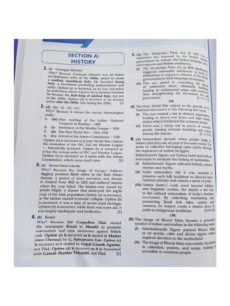 Sol Sample Paper 2 10 Cbse | PDF