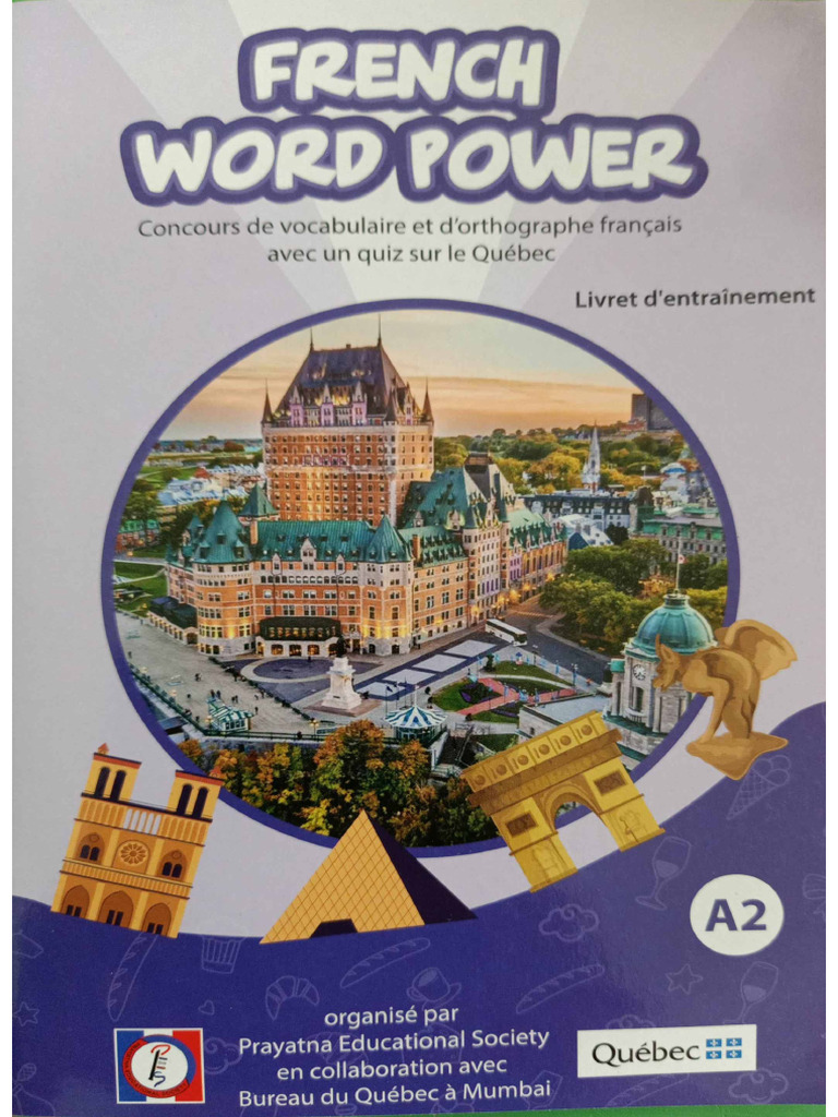 French Word Power A2 Livret D'entrainement Praytna Education Society | PDF