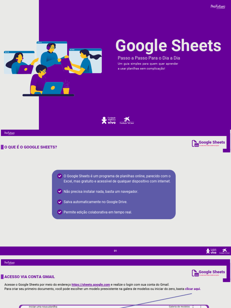 Google Sheets Passo a Passo Para o Dia a Dia | PDF | Botão Ctrl ...