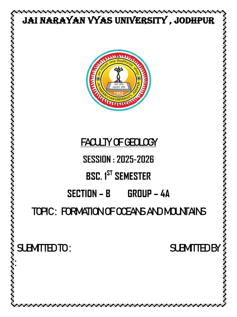 Geology Coverpage | PDF