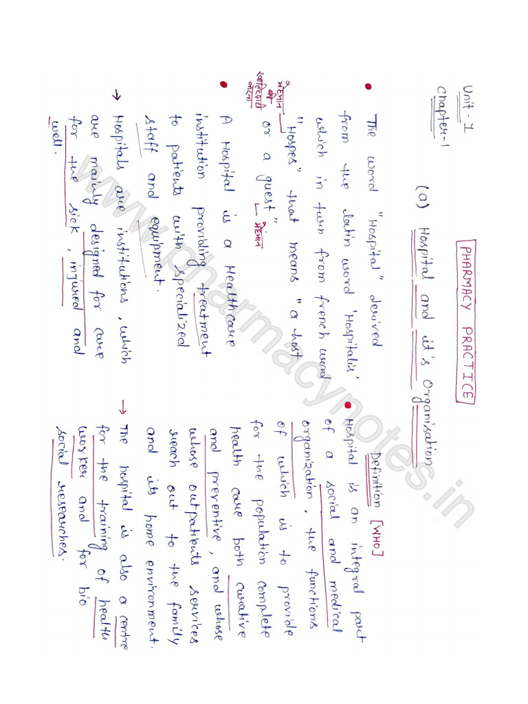 unit 1 pharmacy practice | PDF
