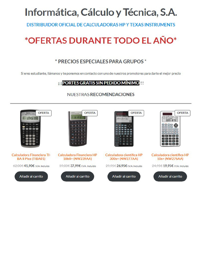 Flyer Calcus Baratas | PDF