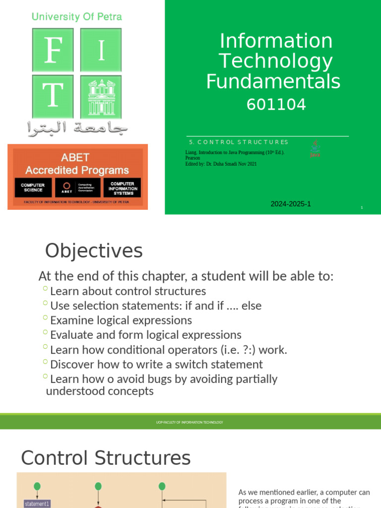 5. Control Structures I-i-V2 (1) | PDF | Computer Programming | Mathematics